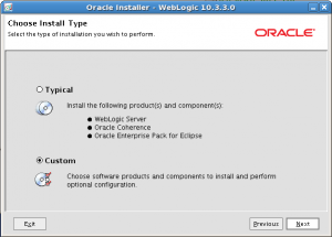 Installing Oracle Weblogic Server 11g Release 1 (10.3.3.0) on Linux