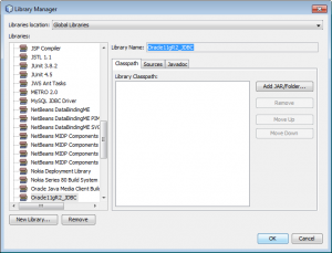 Adding Java Libraries to Netbeans 6.9
