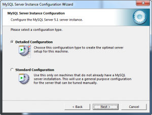 Installing MySQL 5.1 Community Server on Windows
