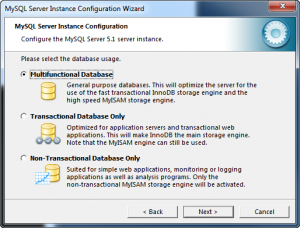 Installing MySQL 5.1 Community Server on Windows