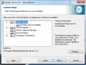 Installing MySQL 5.1 Community Server on Windows